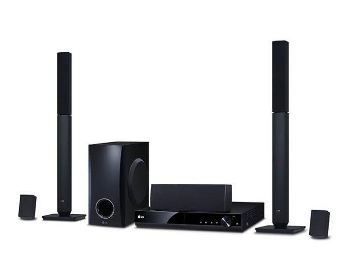 Buy New LG 5.1Ch 1000-watt DVD Home Theatre System With 2 Tall-Boy ...