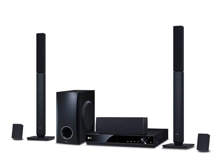 Buy New LG 5.1Ch 1000-watt DVD Home Theatre System With 2 Tall-Boy ...