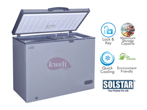 Buy New Solstar 350 Liter Chest Freezer CF350-SGLBSS, Sliding Glass ...