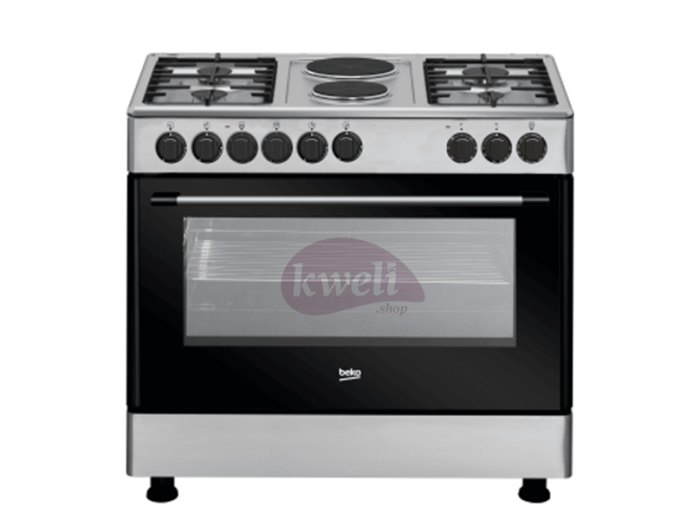Buy New Beko Cooker 90cm Cooker With Fan-assisted Electric Oven GE ...
