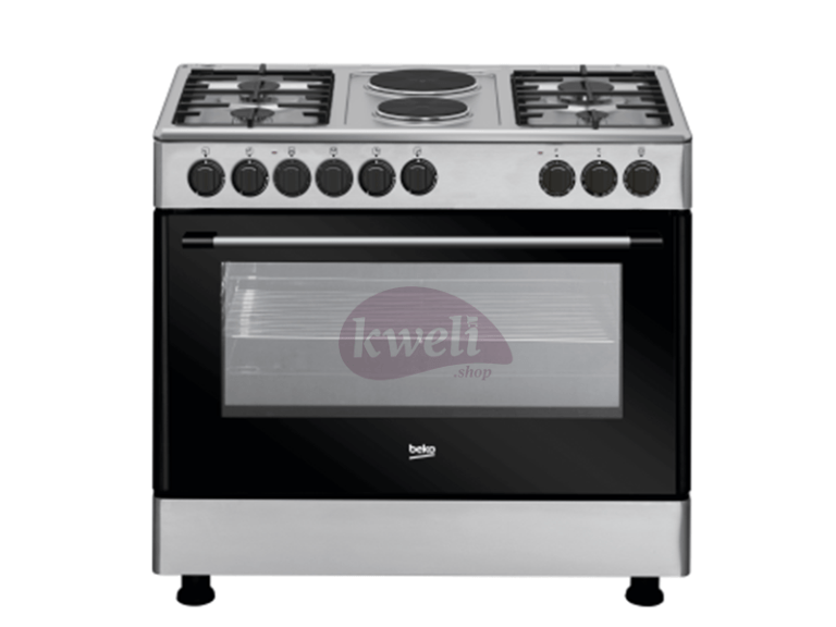 Buy New Beko Cooker 90cm Cooker With Fan-assisted Electric Oven GE ...