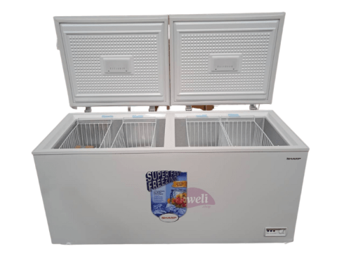 Buy New Sharp 660-litre Chest Freezer SCFK660XWH2; Double Doors, Fast ...